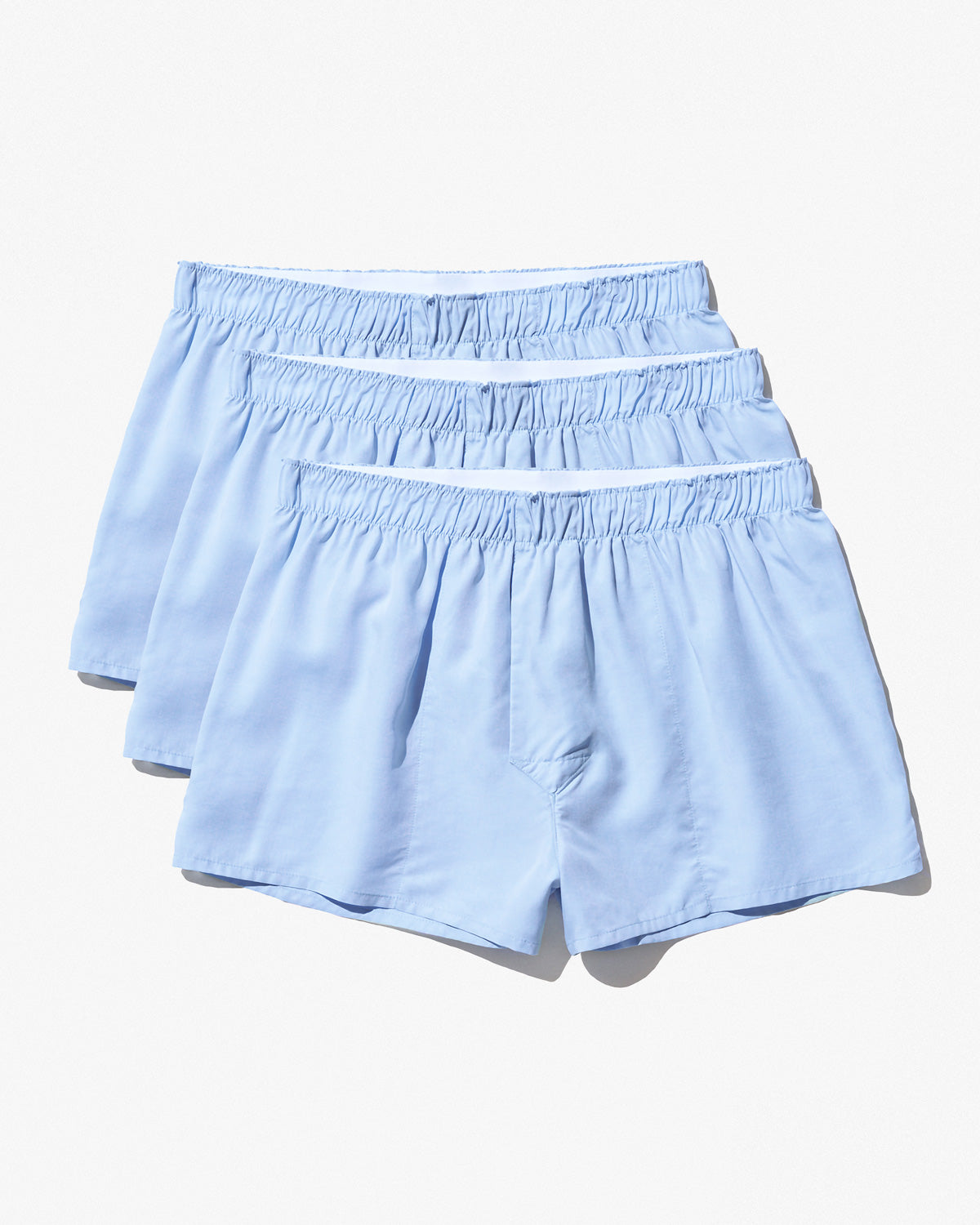 3 x Men's Woven Boxer Shorts Slim in Sky Blue | Shop now — CDLP